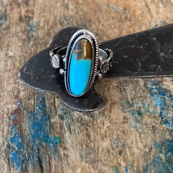 Jewelry | Native American Navajo Sterling Silver Turquoise By Jeanette ...